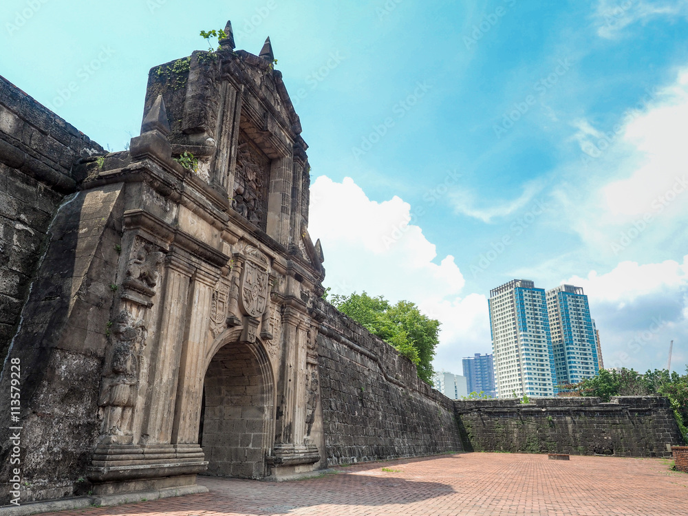 intramuros at old manila, Philippines Stock Photo | Adobe Stock
