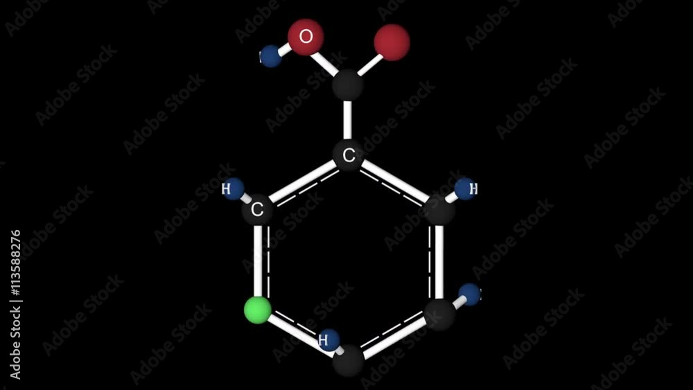 Vitamin B3 molecule structure. Molecule of vitamin b3, niacin. 3D ...