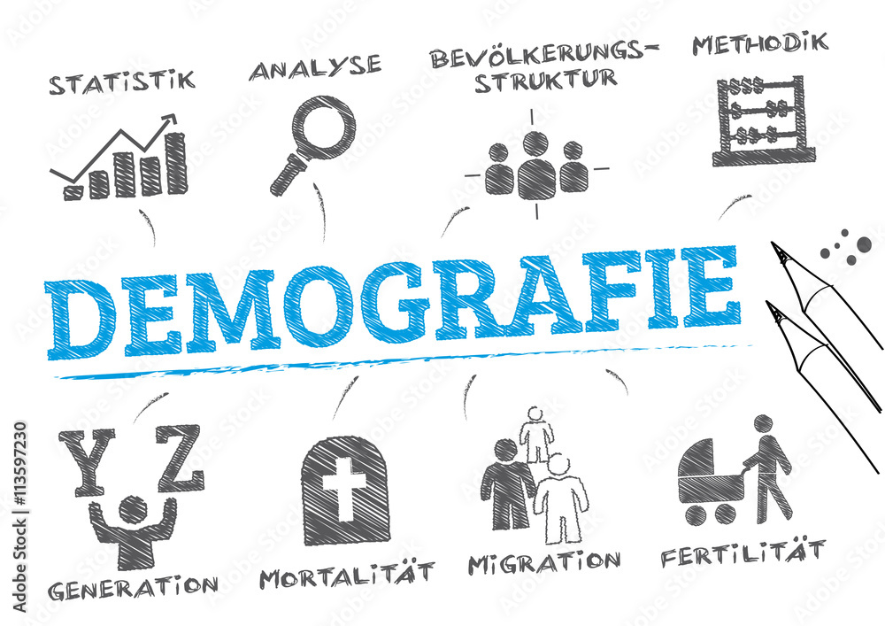 Demografie Stock Vector | Adobe Stock