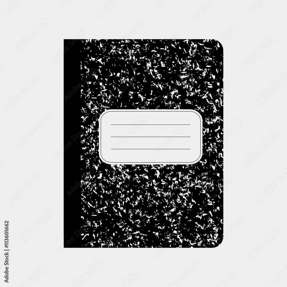 Notebooks Clipart Black And White School