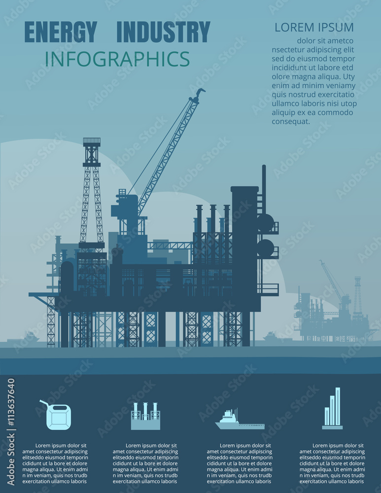 Energy industry infographic from vector.oil and gas industry ...
