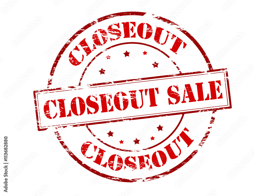 Closeout sale Stock Vector | Adobe Stock