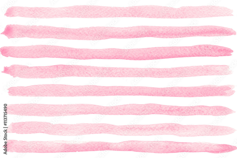 Pink watercolor striped background Stock Illustration | Adobe Stock