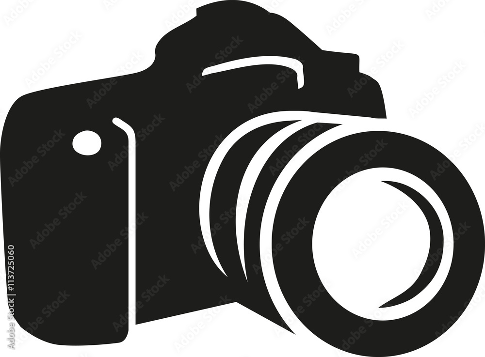 Camera silhouette Stock Vector | Adobe Stock