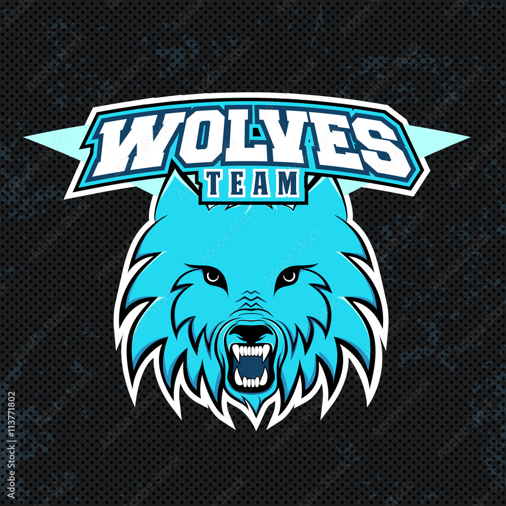 Blue Wolves Logo