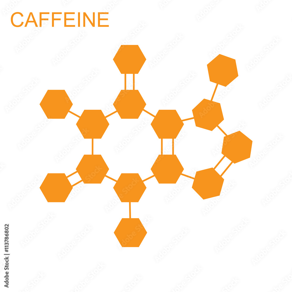 The molecular structure and communication at a background. Vector ...