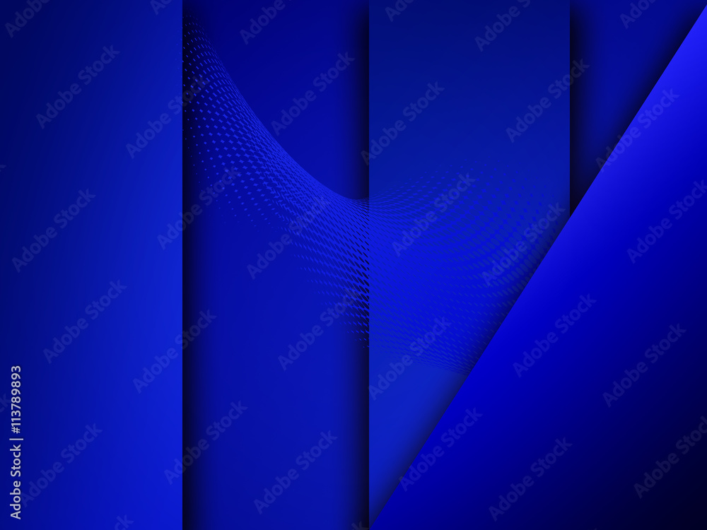 Abstract Blue background with halftone and line Stock Illustration ...