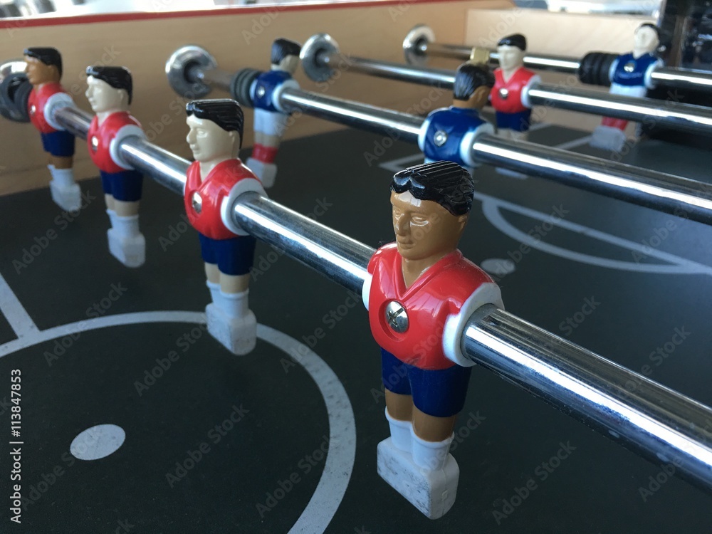 Foosball Players Stock Photo | Adobe Stock