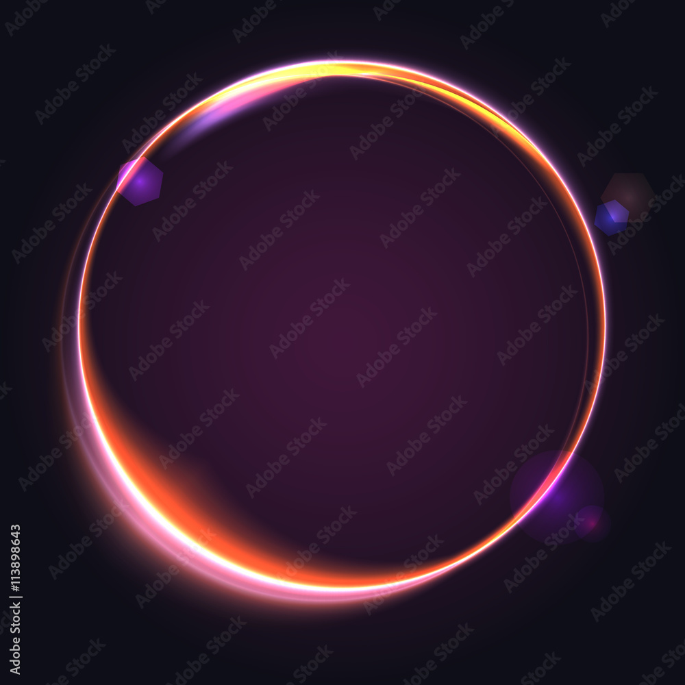 Abstract ring background Stock Vector | Adobe Stock