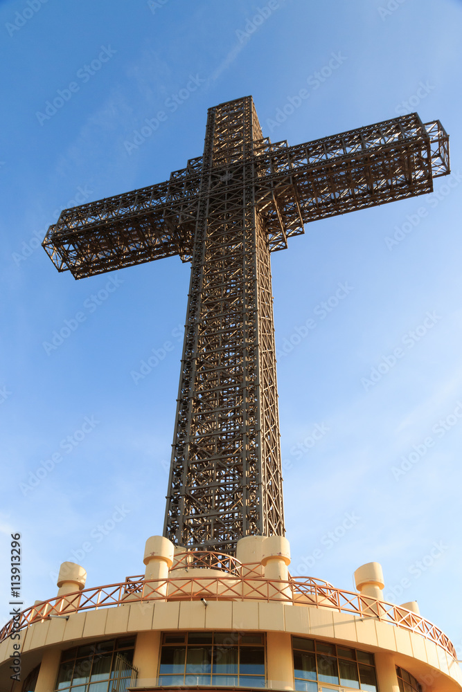 Republic of Macedonia, Skopje,The Millennium Cross is a 66-meter (217 ...