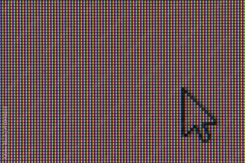 Abstract led screen. Closeup RGB led diode of led TV and led monitor ...