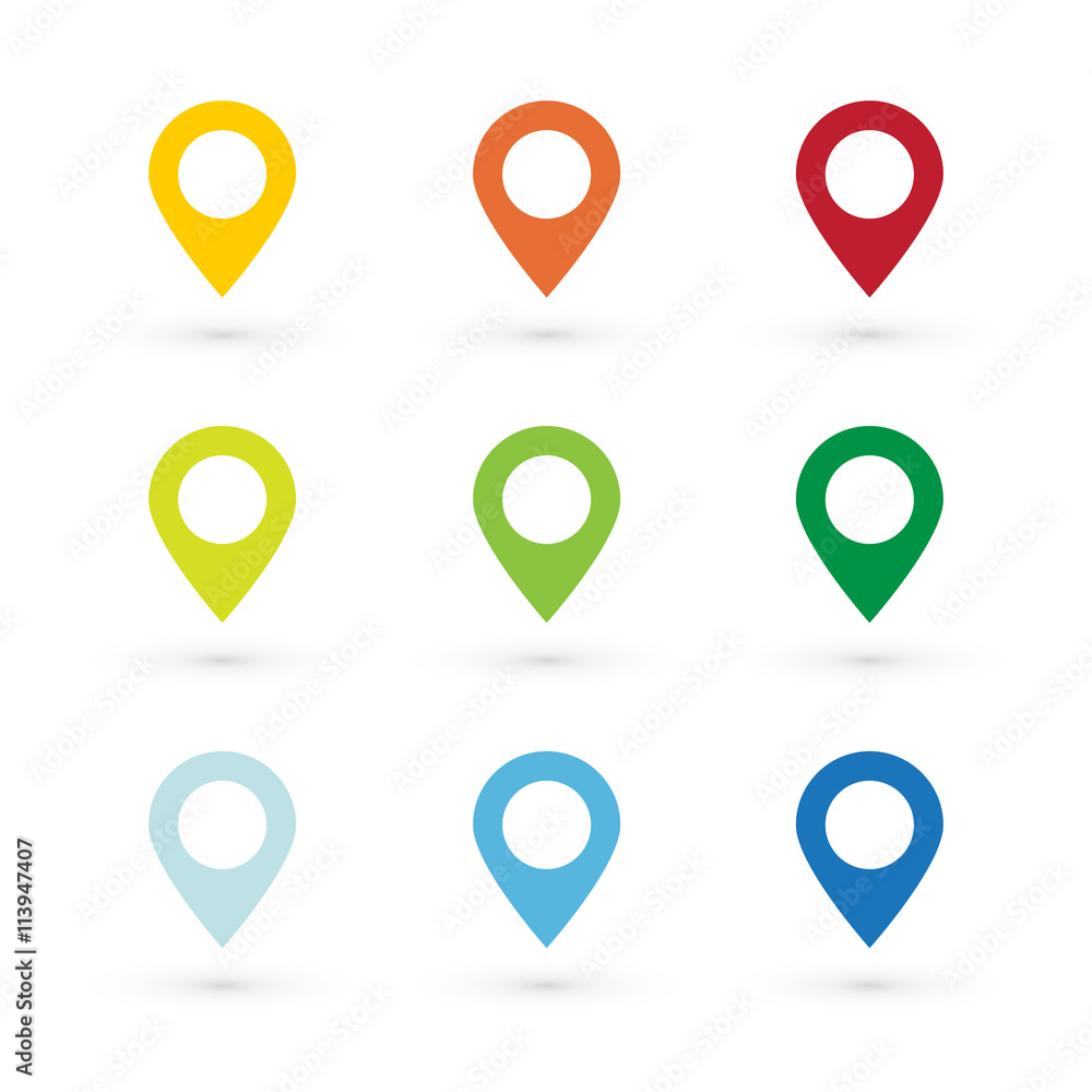 color map pin Stock 벡터 | Adobe Stock