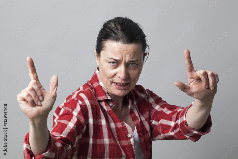 aggressive hand gesture with fingers like guns for manlike attitude ...