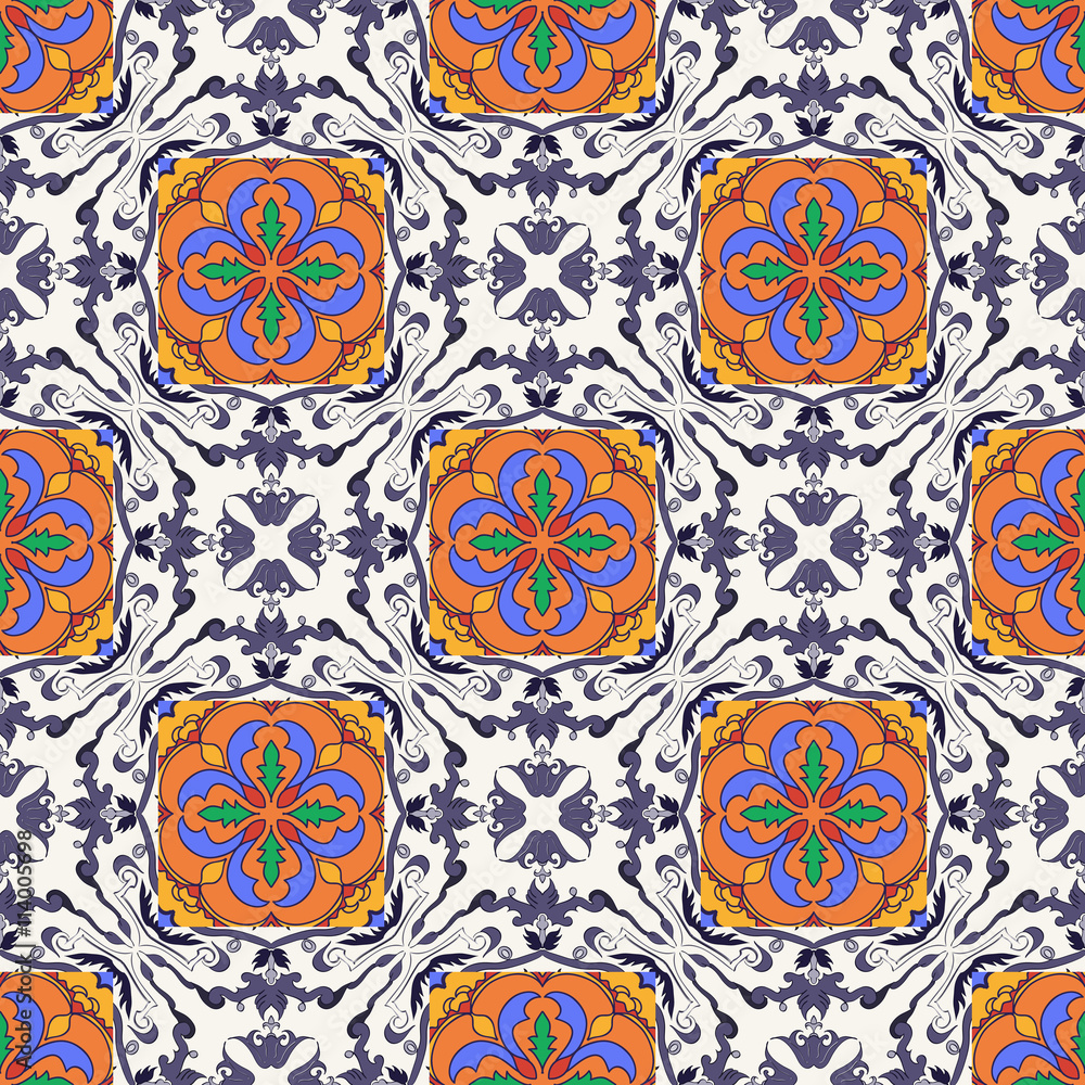 Vector seamless texture. Beautiful colored pattern for design and ...