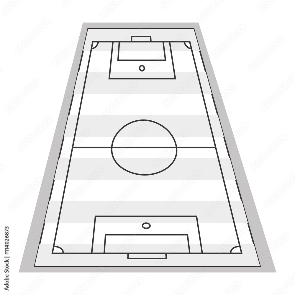 vertical football field Stock Vector | Adobe Stock