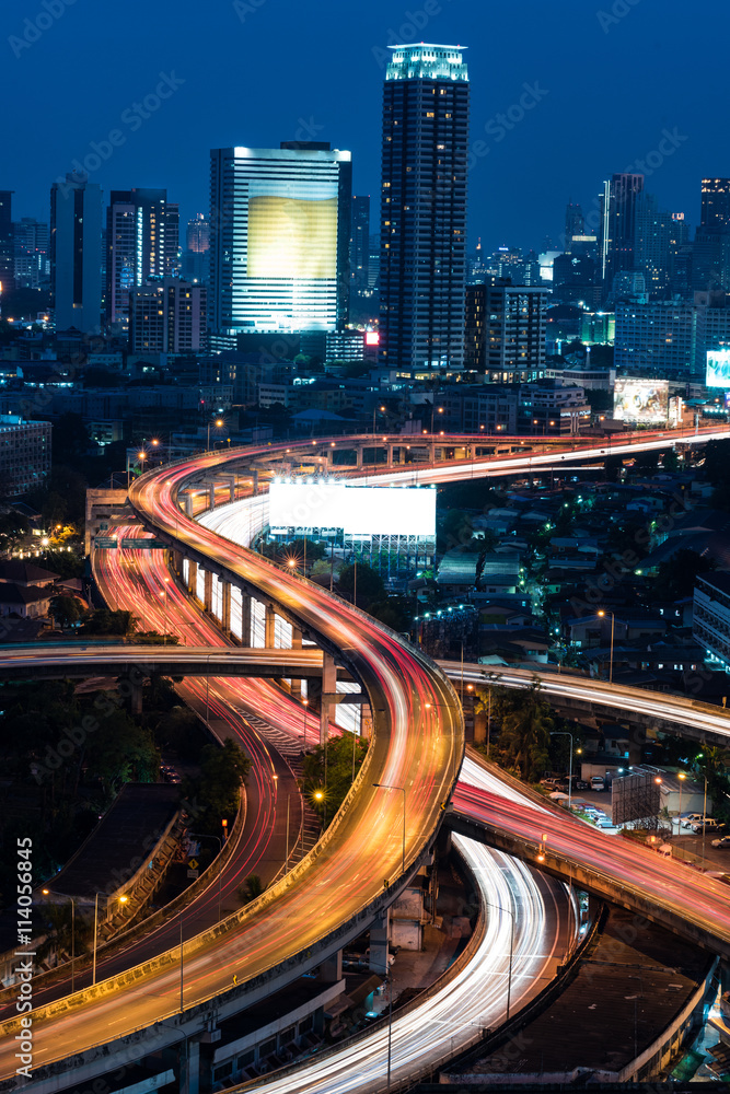 Photo & Art Print Bangkok Expressway top view, sorapop