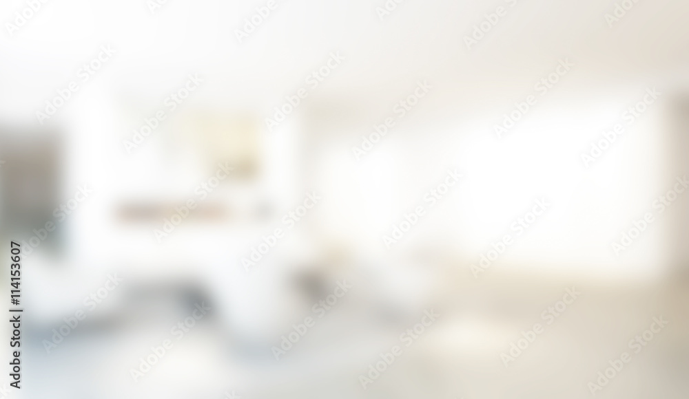 Abstract White Blur Interior background Stock Photo | Adobe Stock