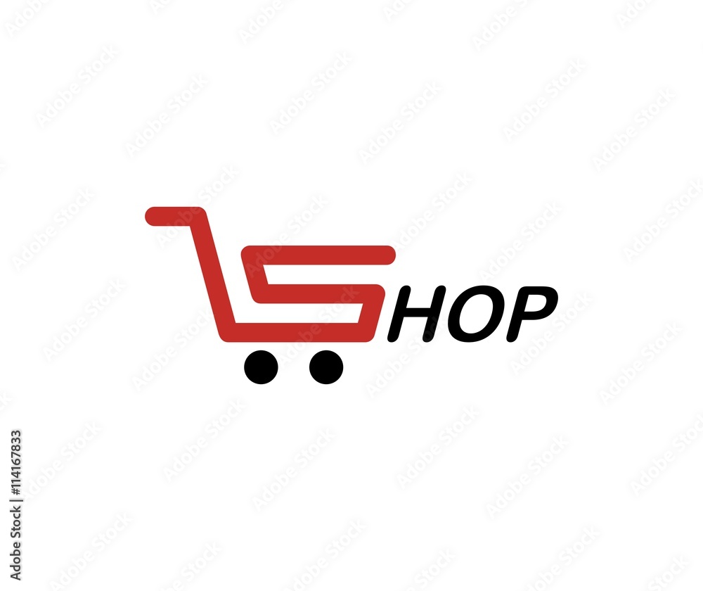 Shop logo Stock Vector | Adobe Stock