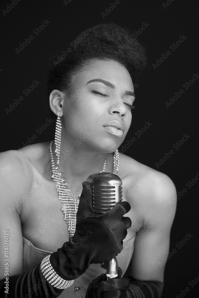 Jazz Singer foto de Stock | Adobe Stock