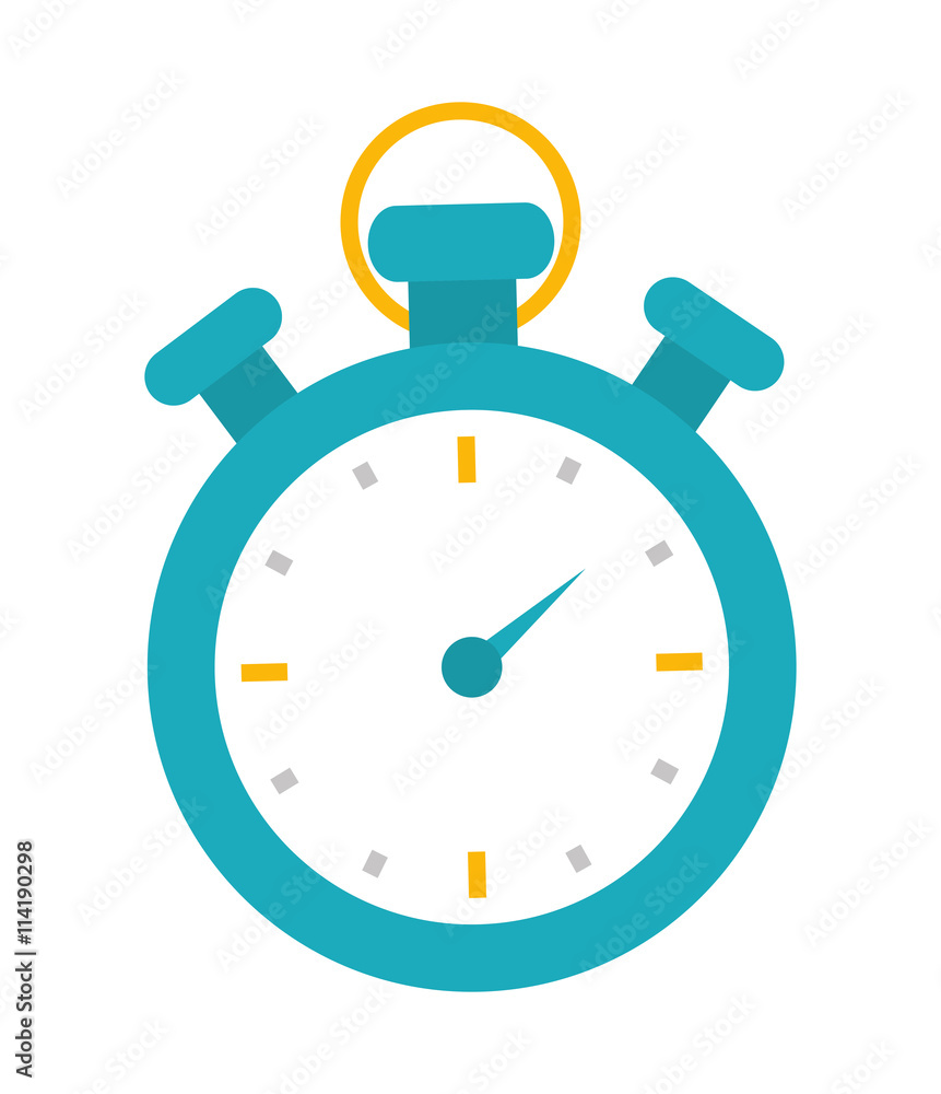 Chronometer icon. Time design. Vector graphic vector de Stock | Adobe Stock