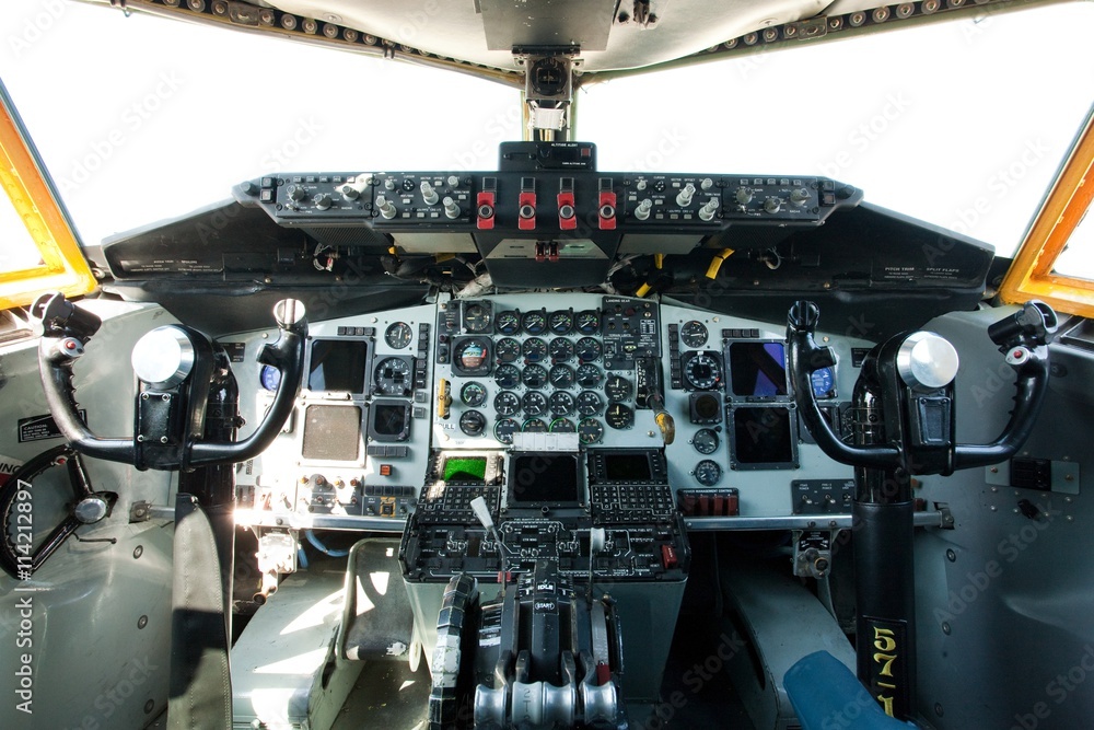 Cockpit, close up Stock Photo | Adobe Stock