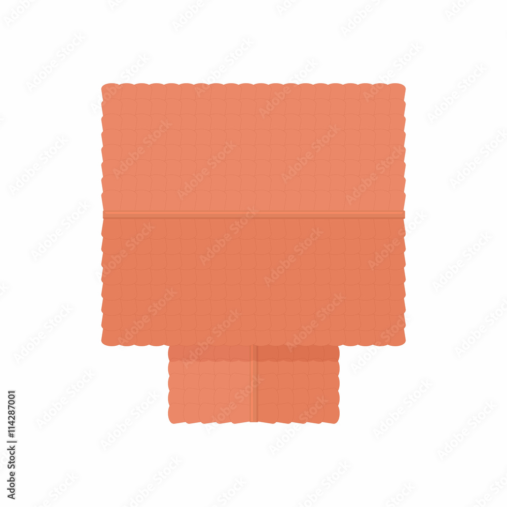 House building top view icon, cartoon style Stock Vector | Adobe Stock