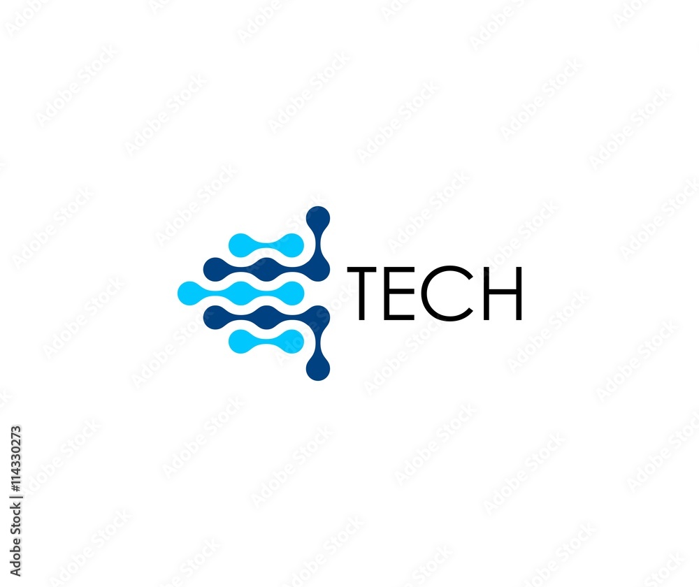 Tech logo Stock Vector | Adobe Stock