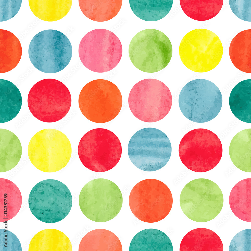 Huge Colorful Circles Background