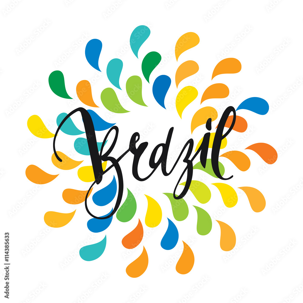 Inscription Brazil Background Colors Of The Brazilian Flag inscription-brazil-background-colors-of-the-brazilian-flag