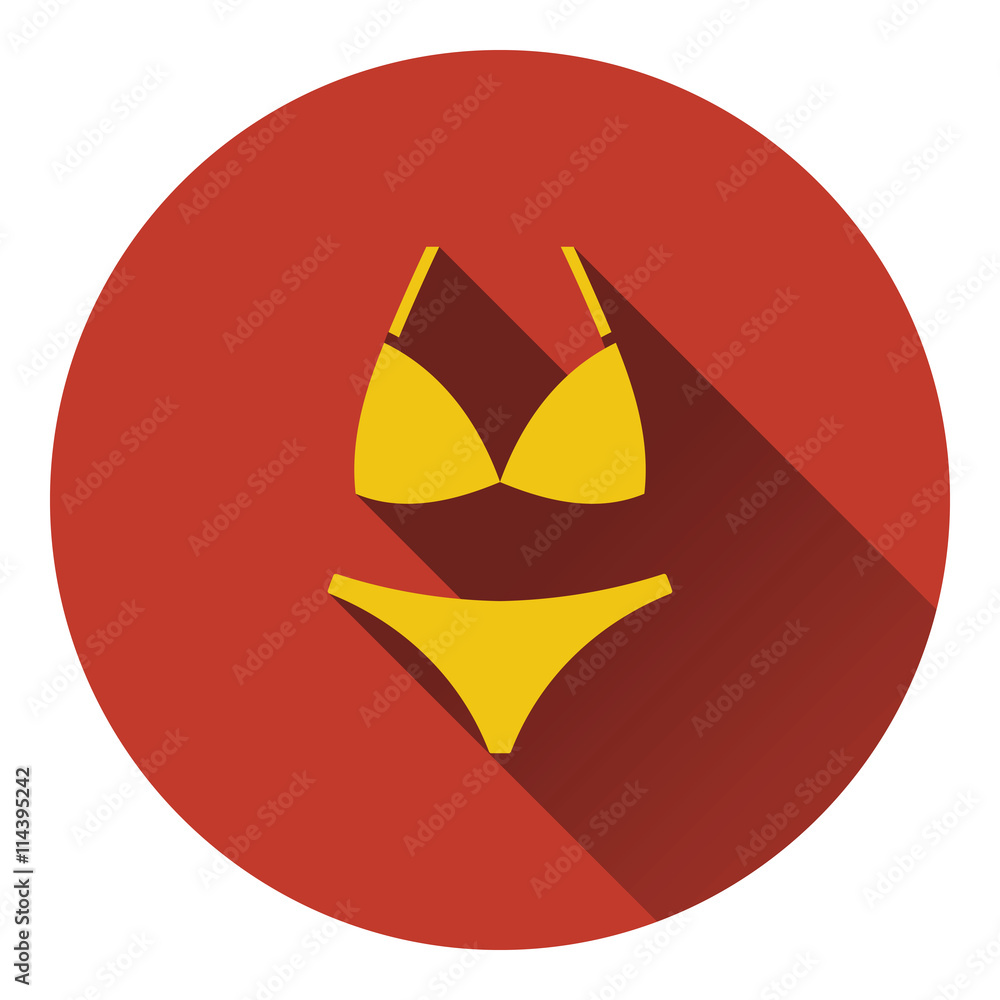 Bikini icon Stock Vector | Adobe Stock