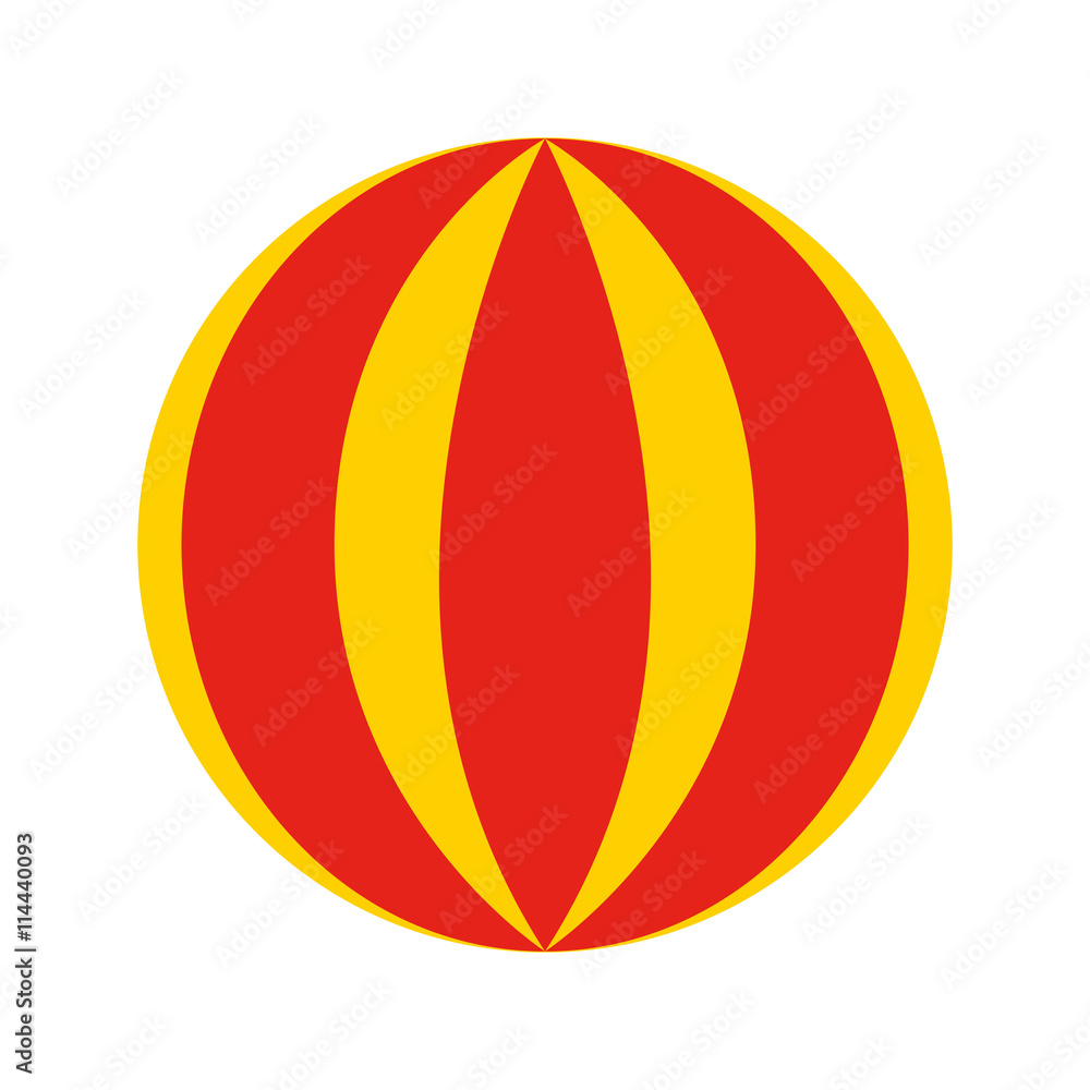 circus ball isolated icon design Stock Vector | Adobe Stock