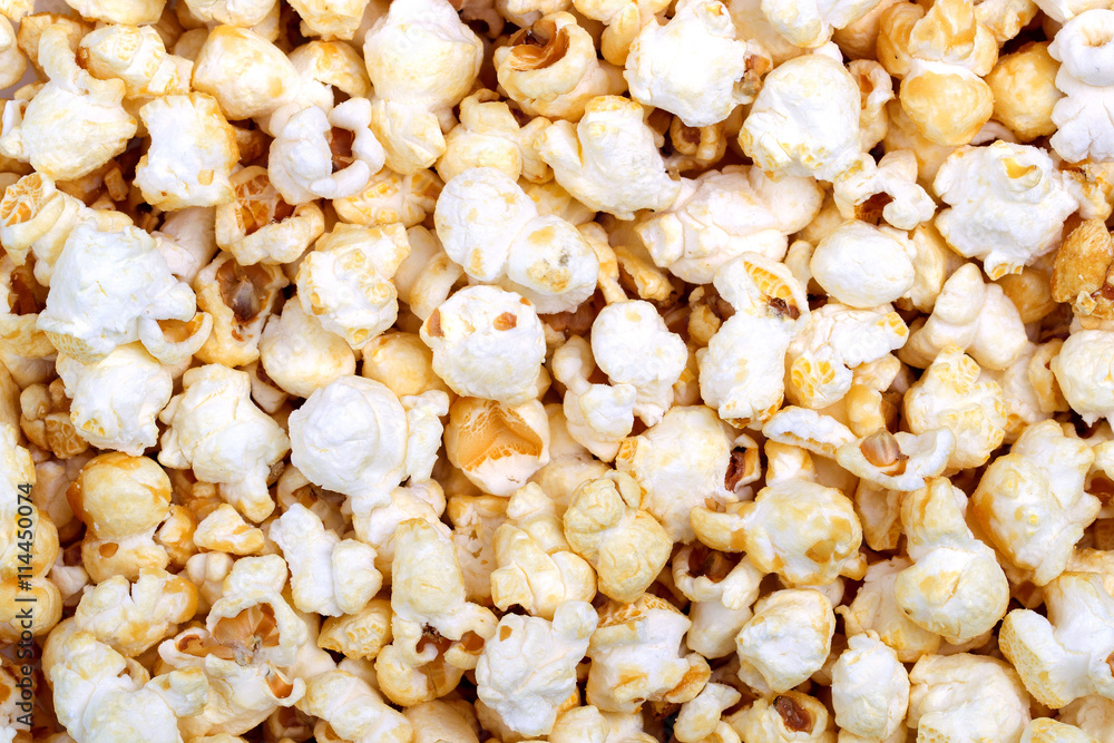 Popcorn texture background Stock Photo | Adobe Stock