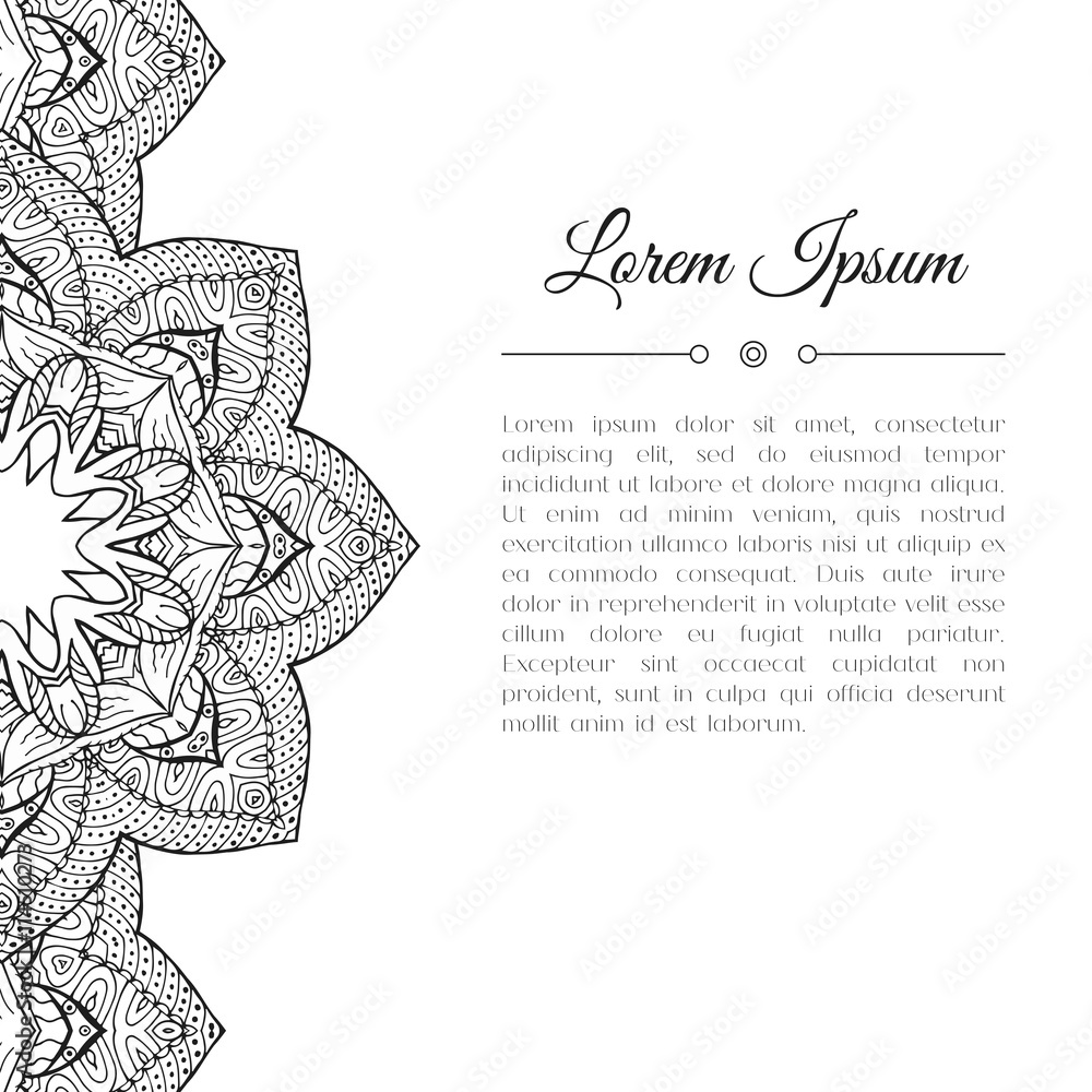 Abstract Black And White Page Borders