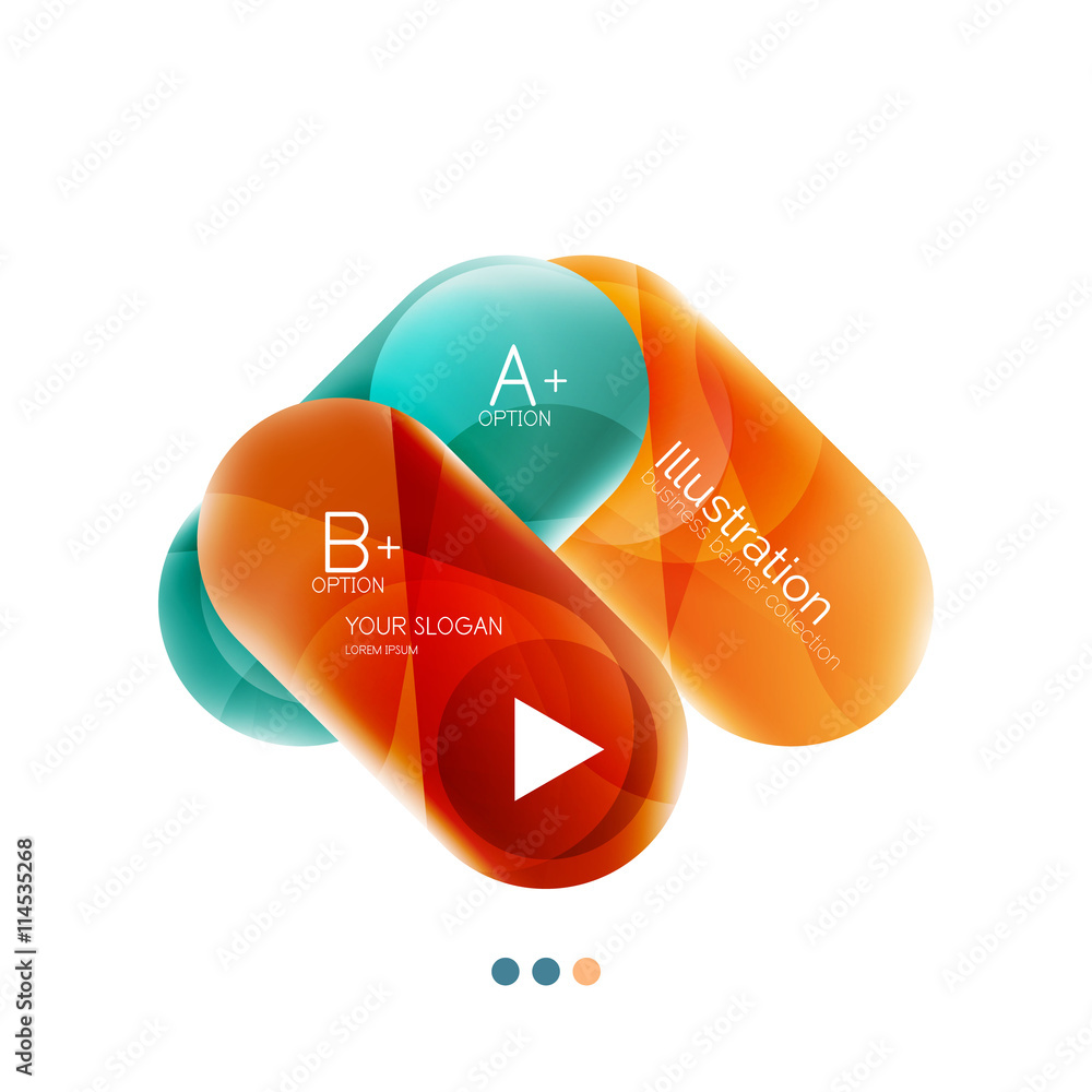 Capsule business option infographics Stock Vector | Adobe Stock