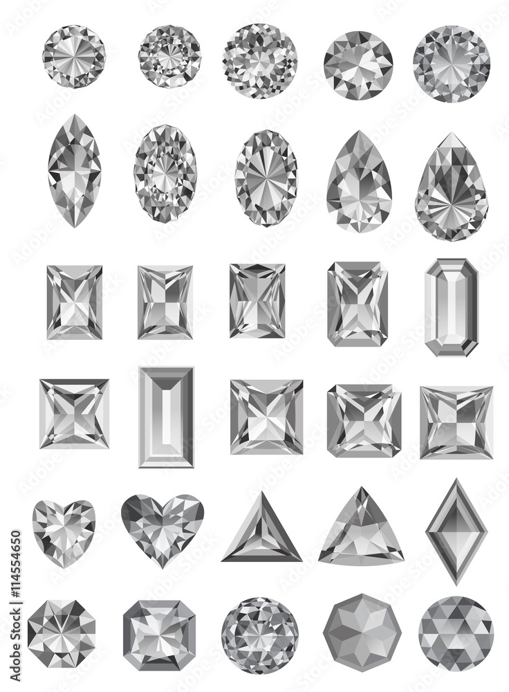 Emerald Cut Vector