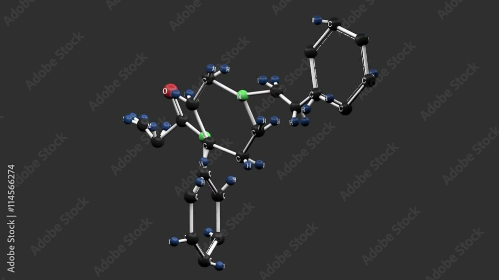 Fentanyl molecule structure. Chemical structure of fentanyl molecule ...