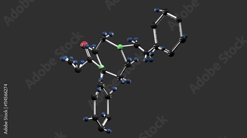 Fentanyl molecule structure. Chemical structure of fentanyl molecule ...