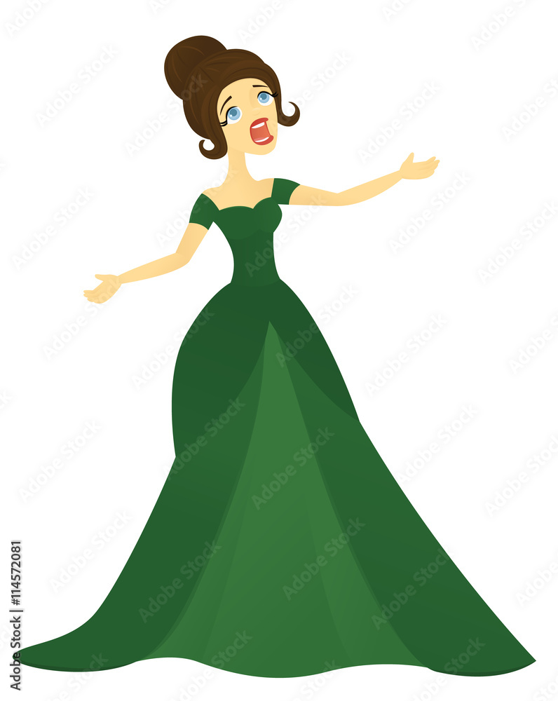 Opera Singer Clipart