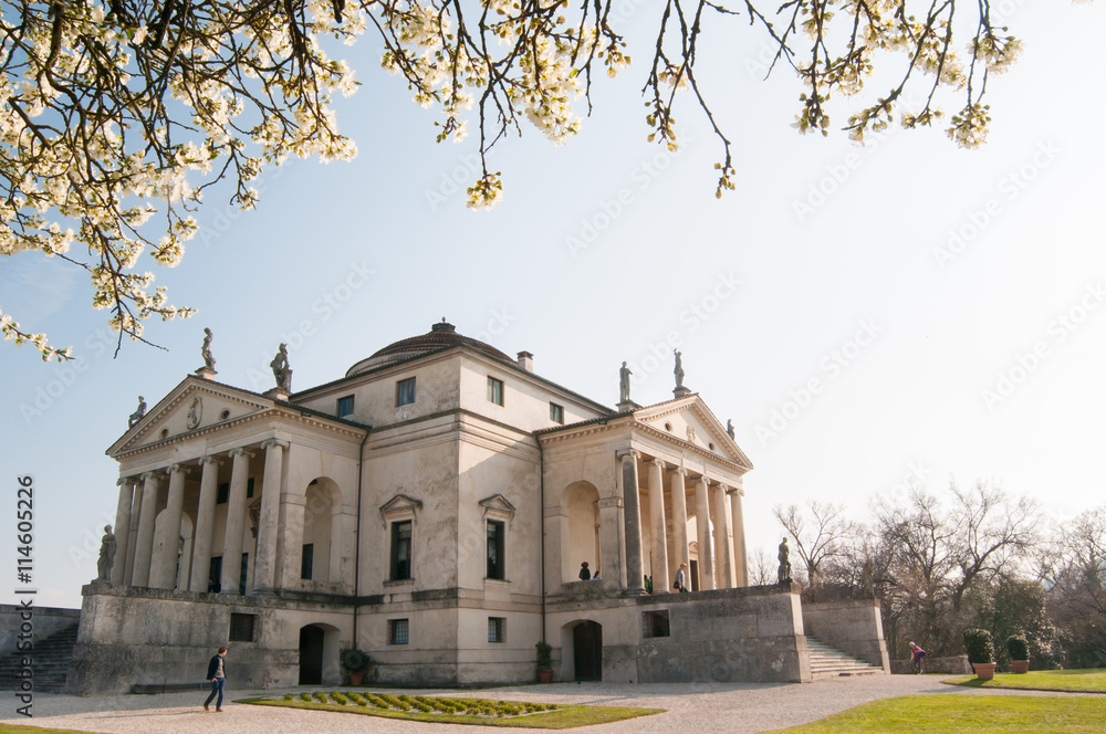 Perspective of the famous Villa La Rotonda by the architect of the ...