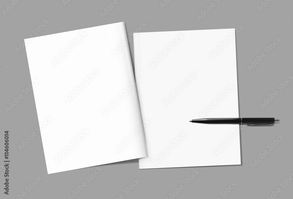 Blank Magazine Cover Design