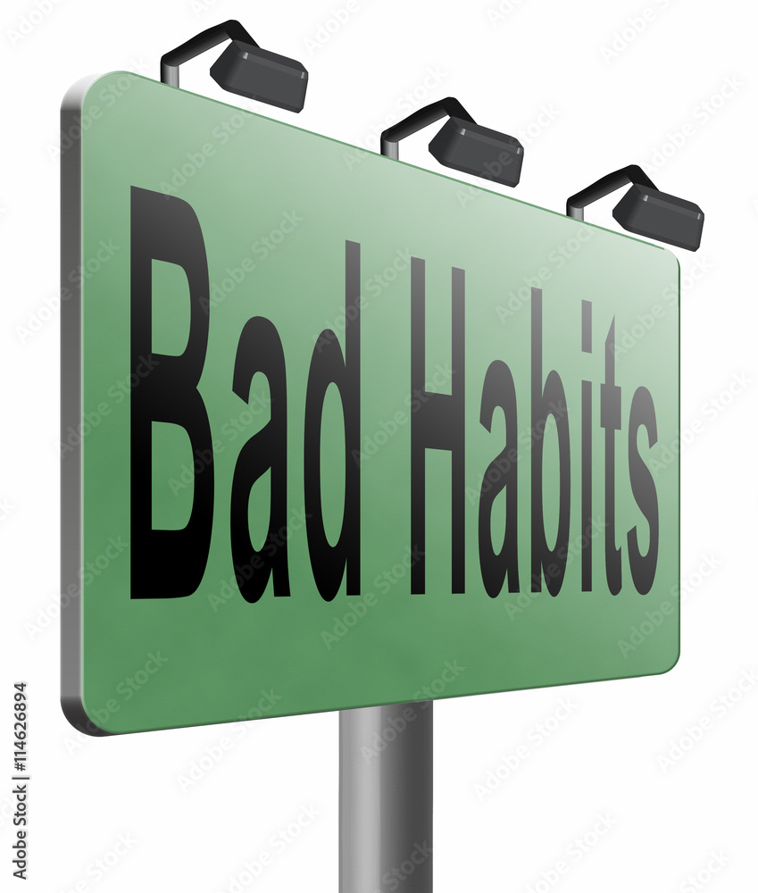 Bad habits or behavior needs to be avoided. Quit smoking and eating ...