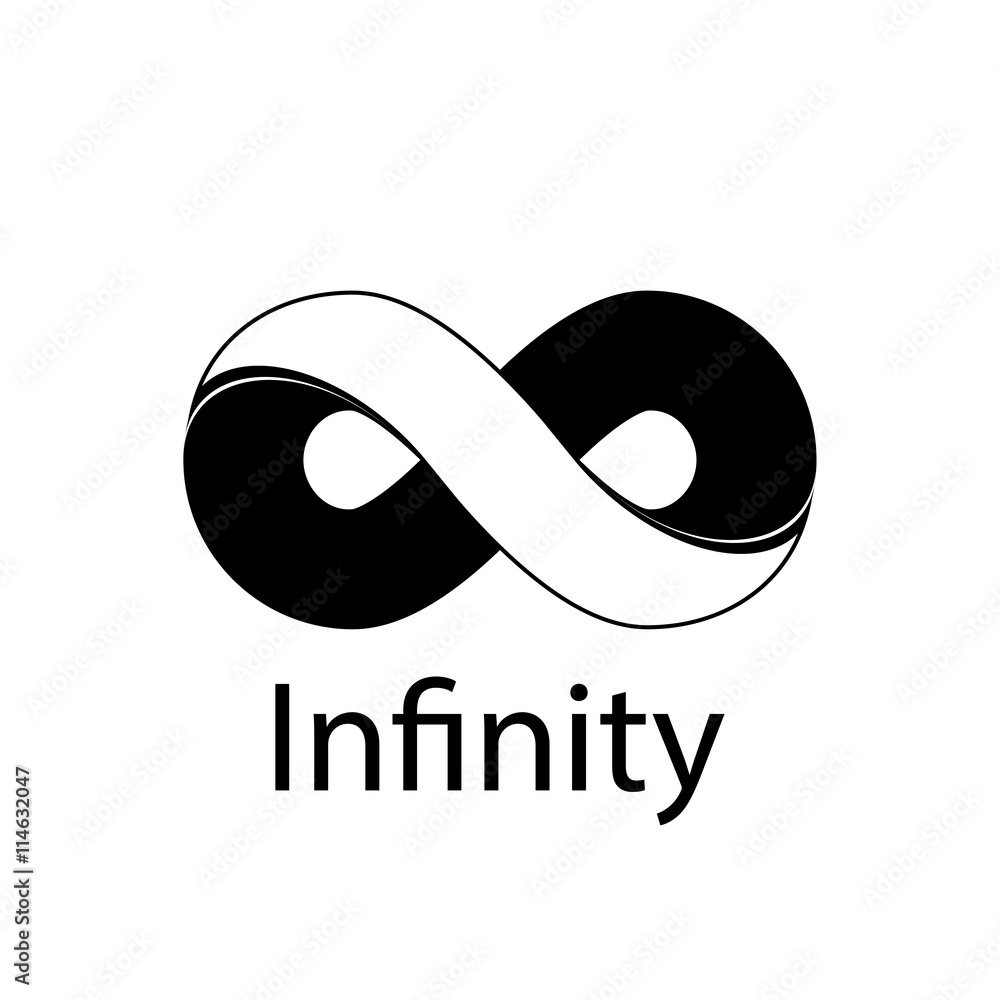 Infinity Symbol Logo. Vector Illustration Stock Vector | Adobe Stock