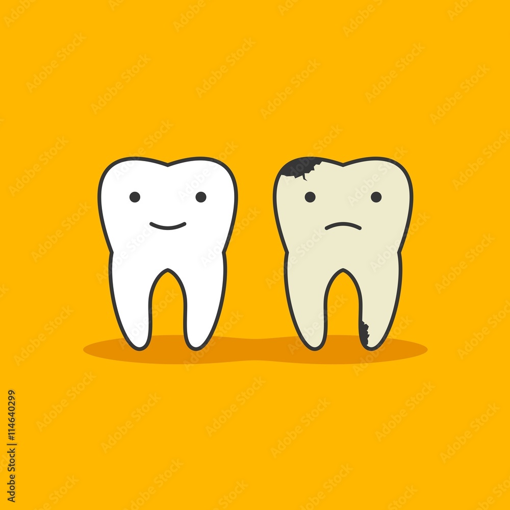 Bad Teeth Cartoon