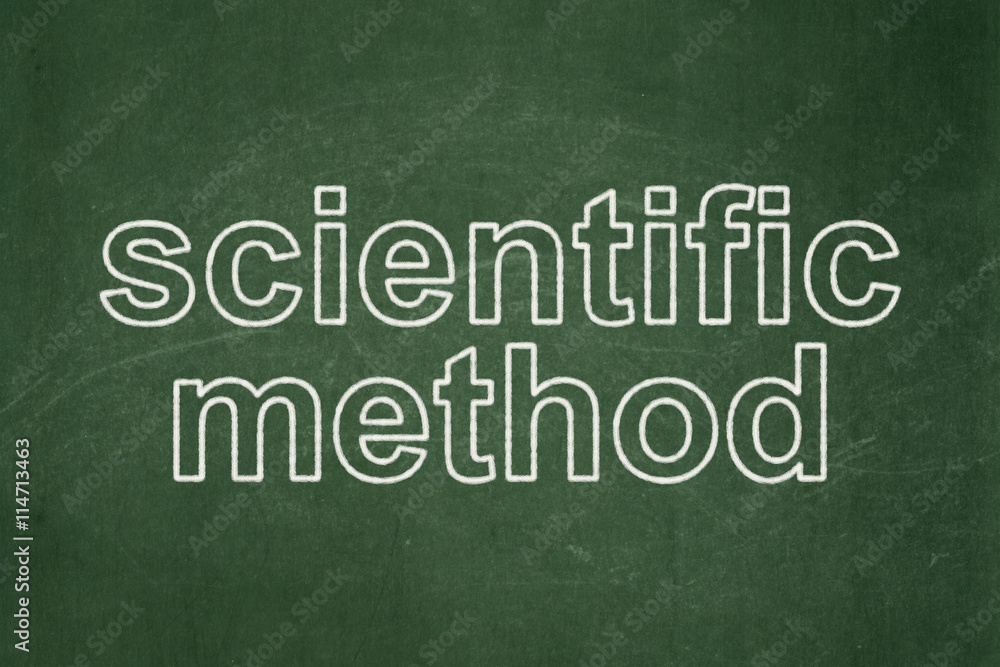 Science concept: Scientific Method on chalkboard background Stock ...