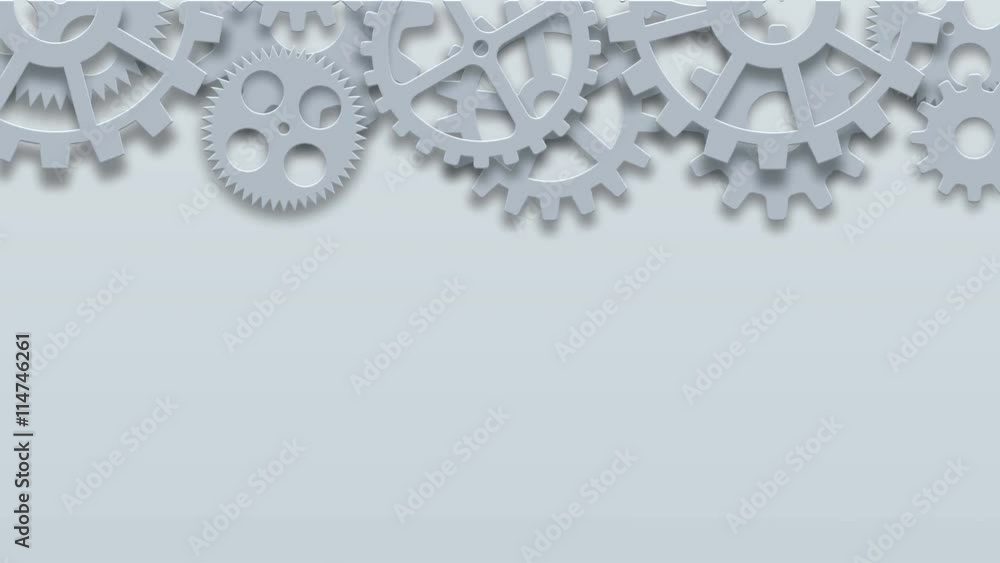 Footage modern mechanism industrial concept. Technology gears ...