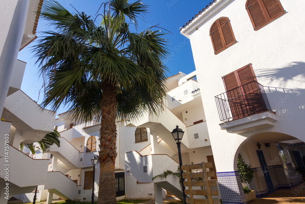 Typical modern architecture of southern Spain Stock Photo | Adobe Stock