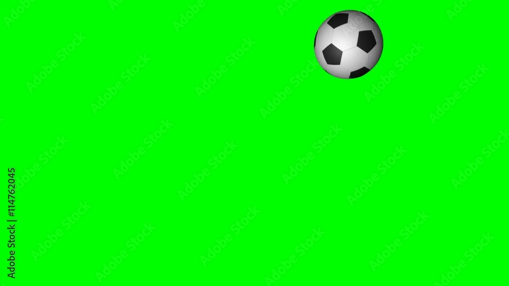 Flying soccer ball animation / video transition Stock Video | Adobe Stock