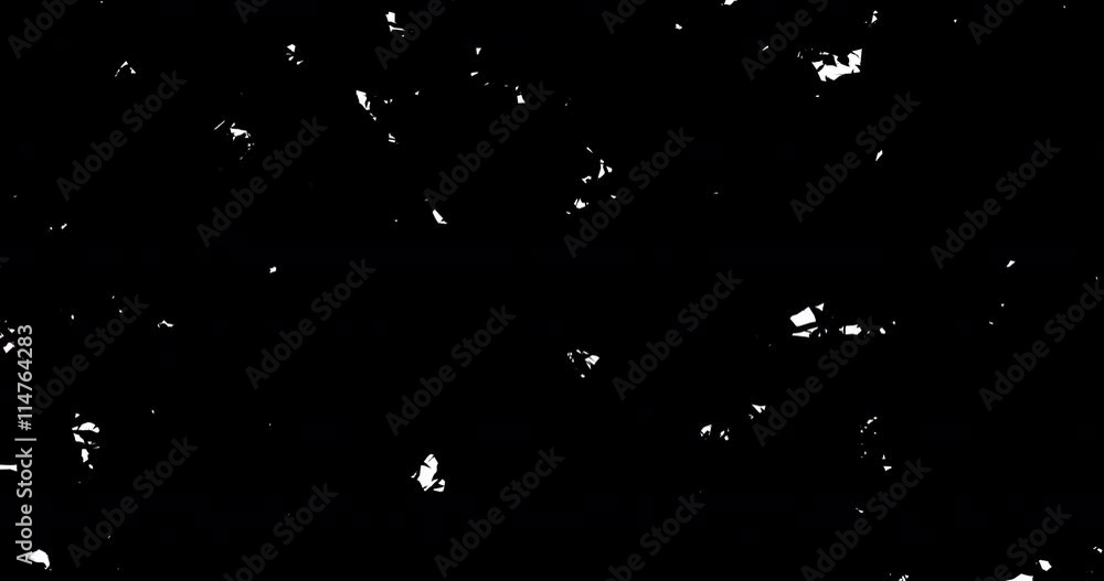 Plant growth to black / 3D animation of white screen filling with black ...