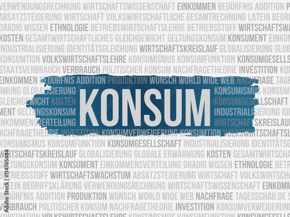 Konsum Stock-Illustration | Adobe Stock