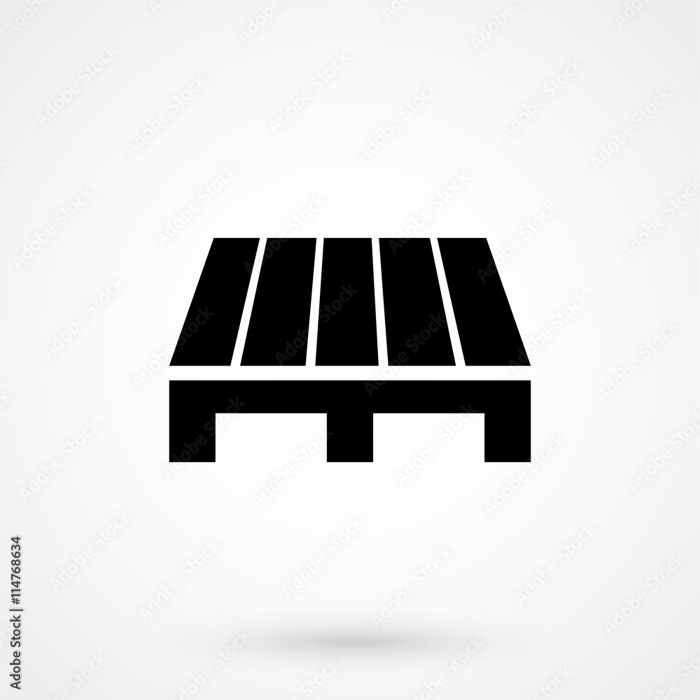 Pallet Icon Stock Vector | Adobe Stock